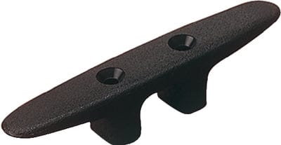 CLEAT 4-1/4IN BLACK NYLON 2/PK